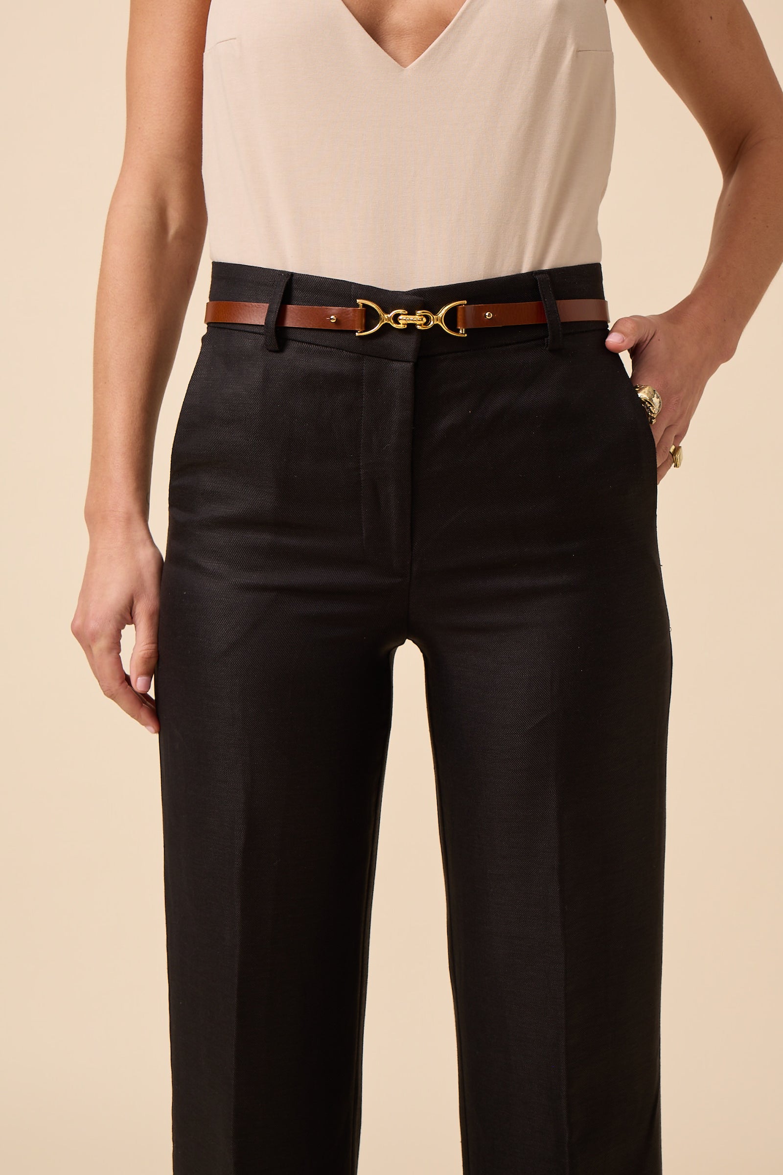 Vienna Belt - Tan – The F L A T I R O N Label